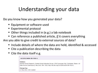 Introduction to Research Data Management for postgraduate students | PPT