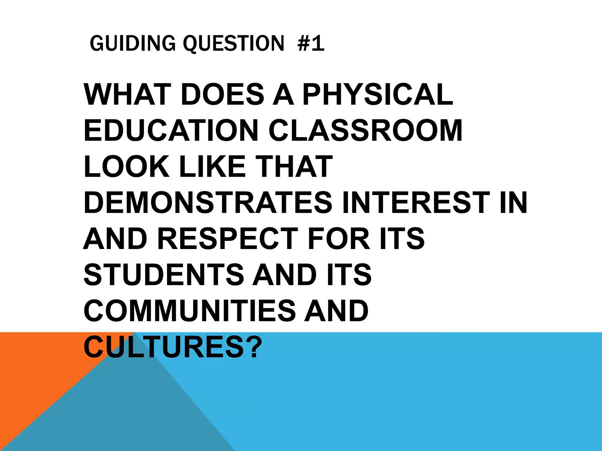 Intro. to Positive Classroom Culture and Climate | PPTX