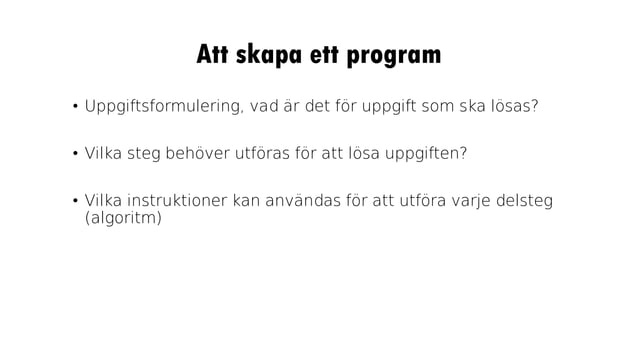 HT19 - DA354A - Introduktion till Python | PDF | Computing | Technology & Computing