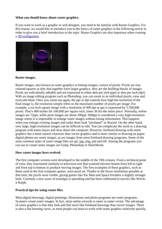 Intro raster-graphics | PDF