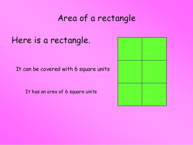 Intro revision of area of rectangles r knowles 2013