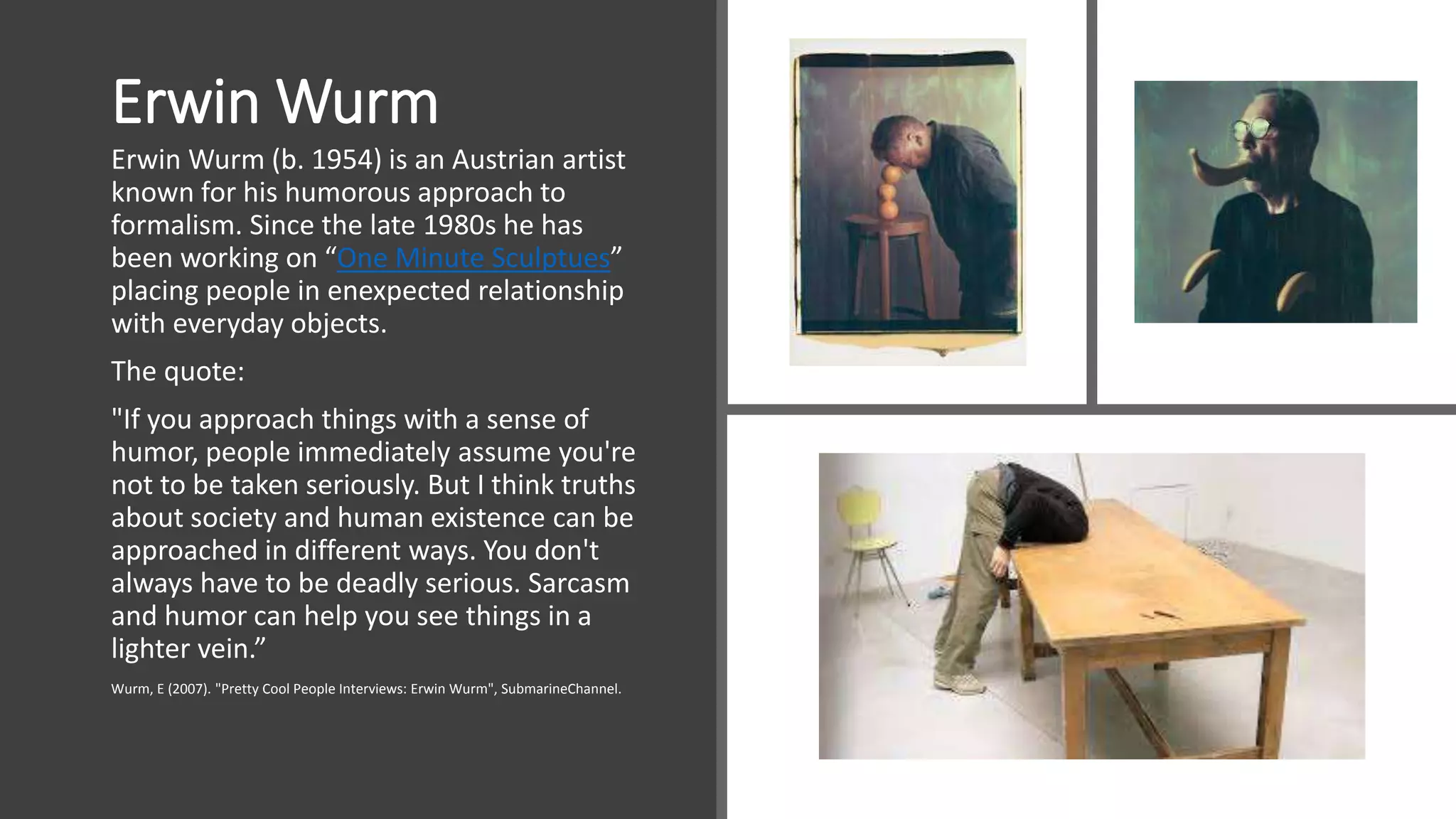 Intro sculpture installation | PPTX