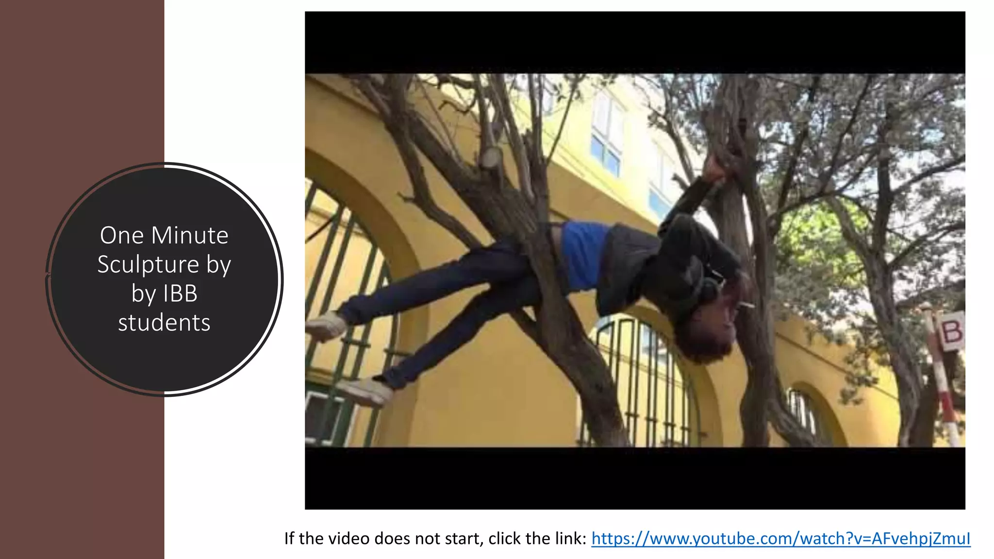 Intro sculpture installation | PPTX