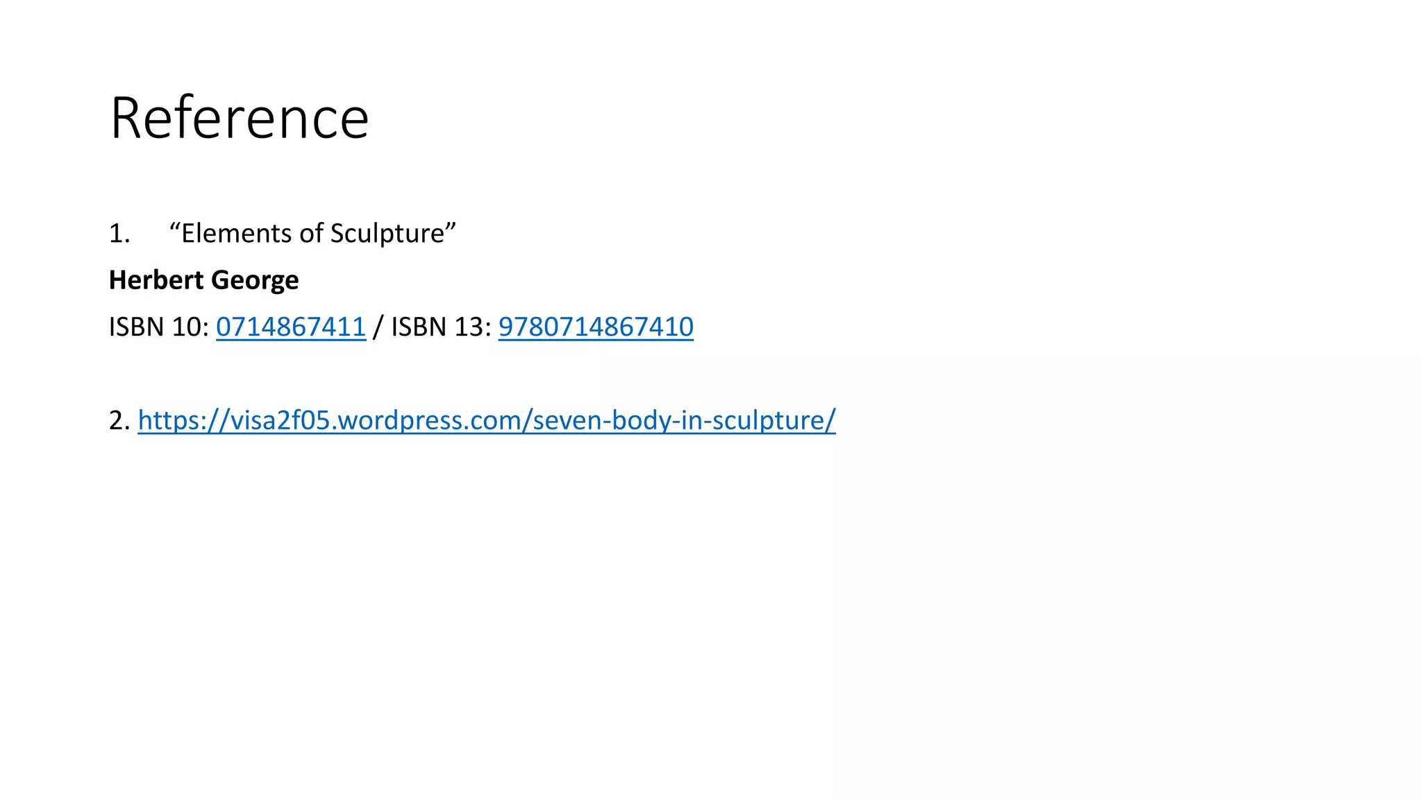 Intro sculpture installation | PPTX