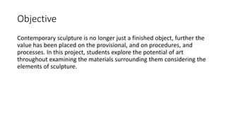 Intro sculpture installation | PPTX