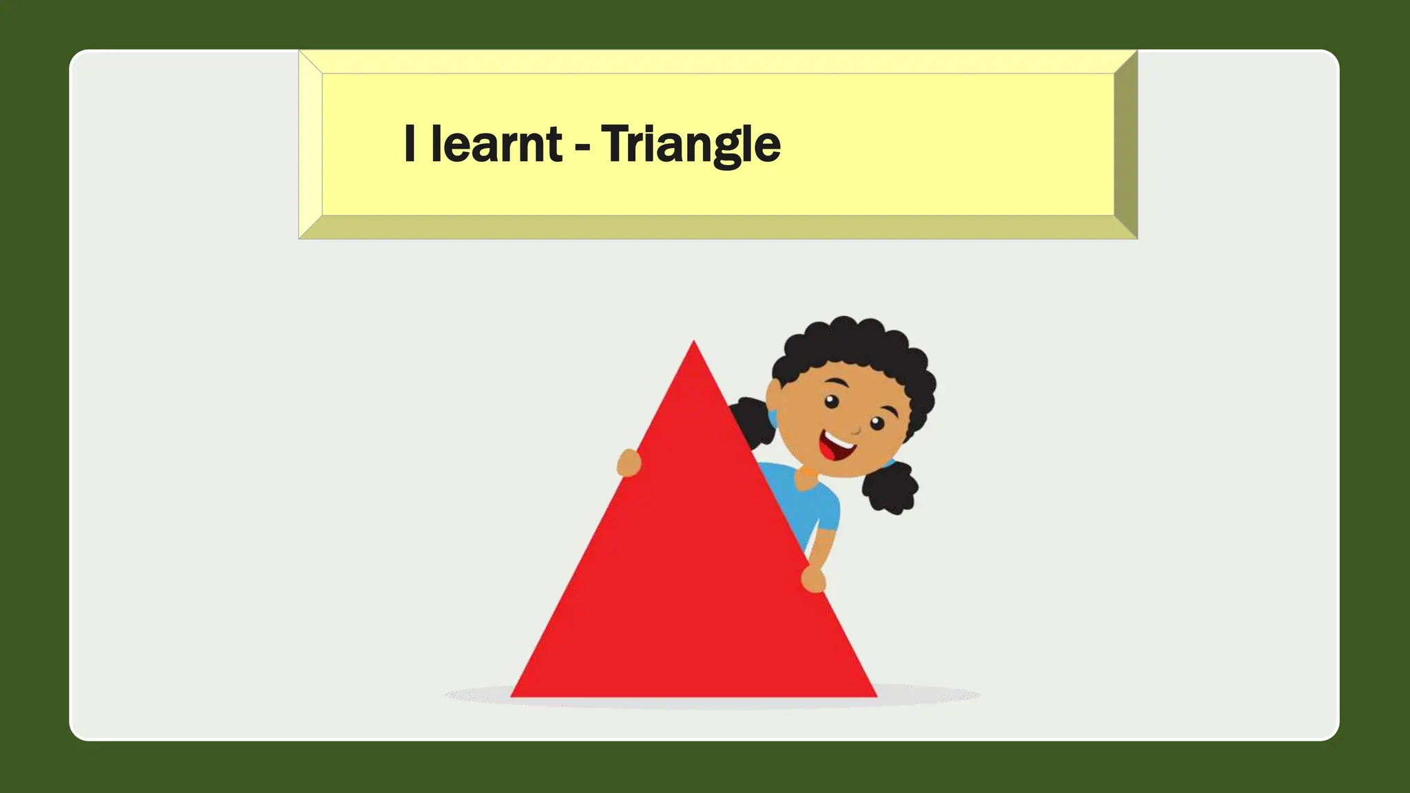 Introduction -shape triangle for Kindergarten | PPTX