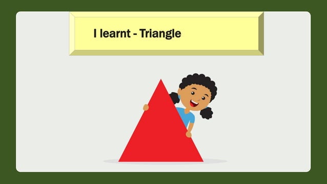 Introduction -shape triangle for Kindergarten | PPTX