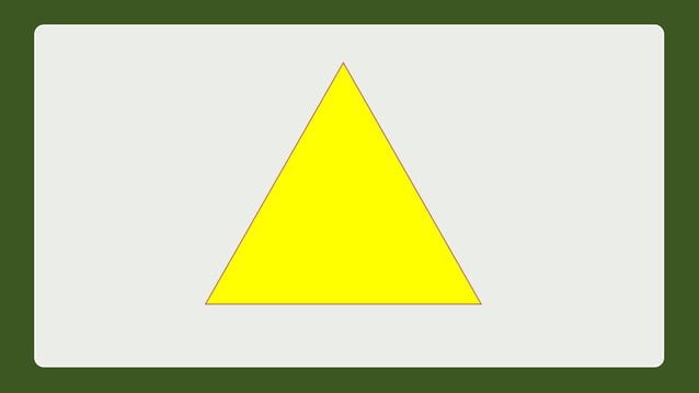 Introduction -shape triangle for Kindergarten | PPTX