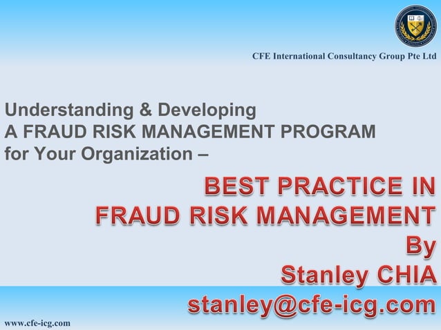 Fraud Risk management | PPT