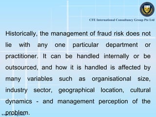 Fraud Risk management | PPT
