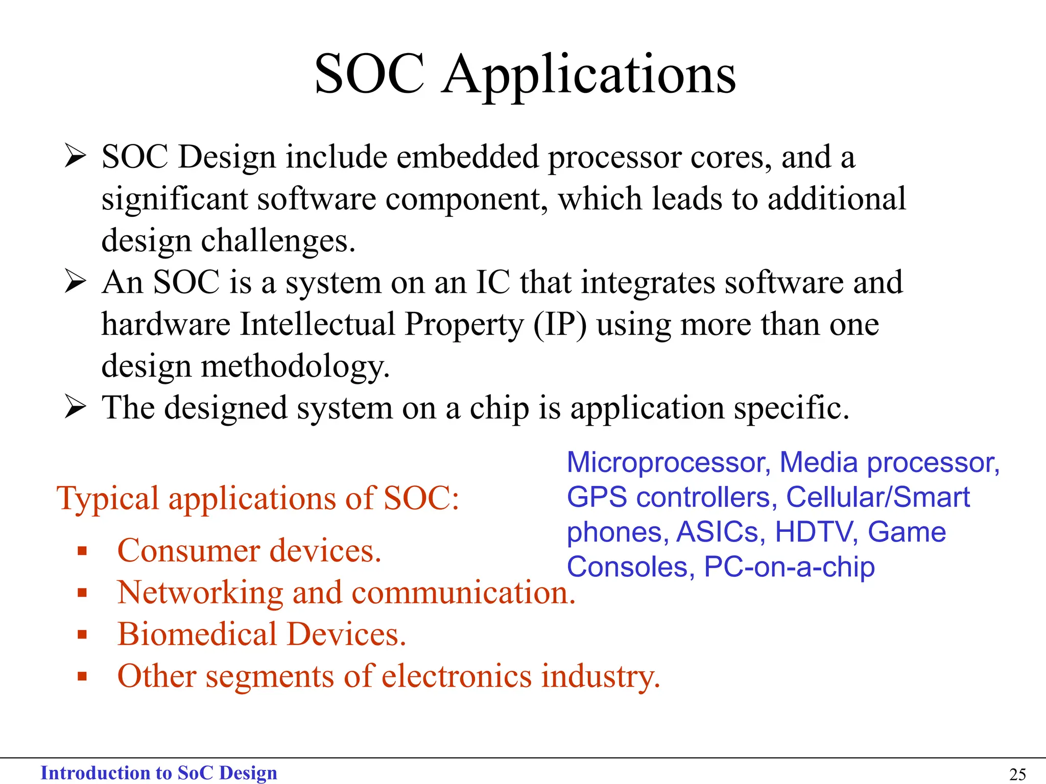 Introduction to System on chip Design - Labs and Project | PDF