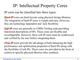 Introduction to System on chip Design - Labs and Project | PDF