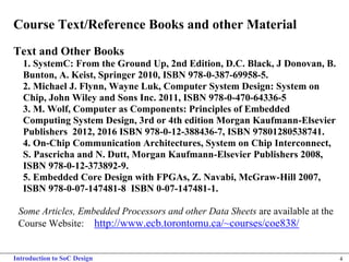 Introduction to System on chip Design - Labs and Project | PDF