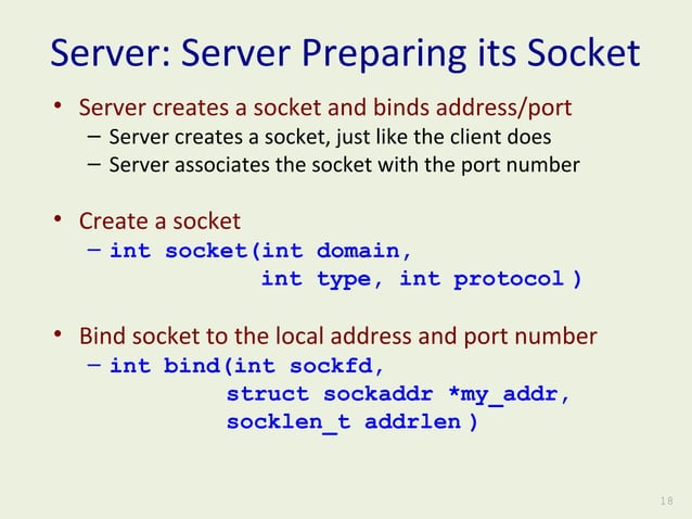 Socket Programming | PPT