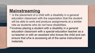 INTRODUCTION-TO-SPECIAL-EDUCATION-CLASSIFICATIONS | PPTX