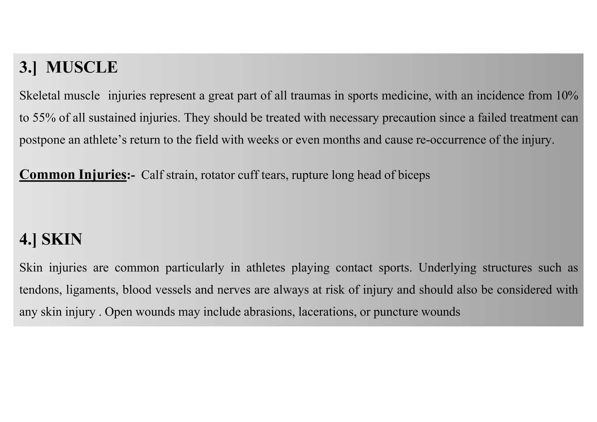Introduction to Sports Injuries by- Dr. Anjali Rai | PPTX