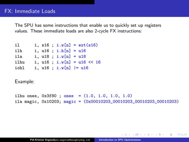 SPU Optimizations-part 1 | PDF