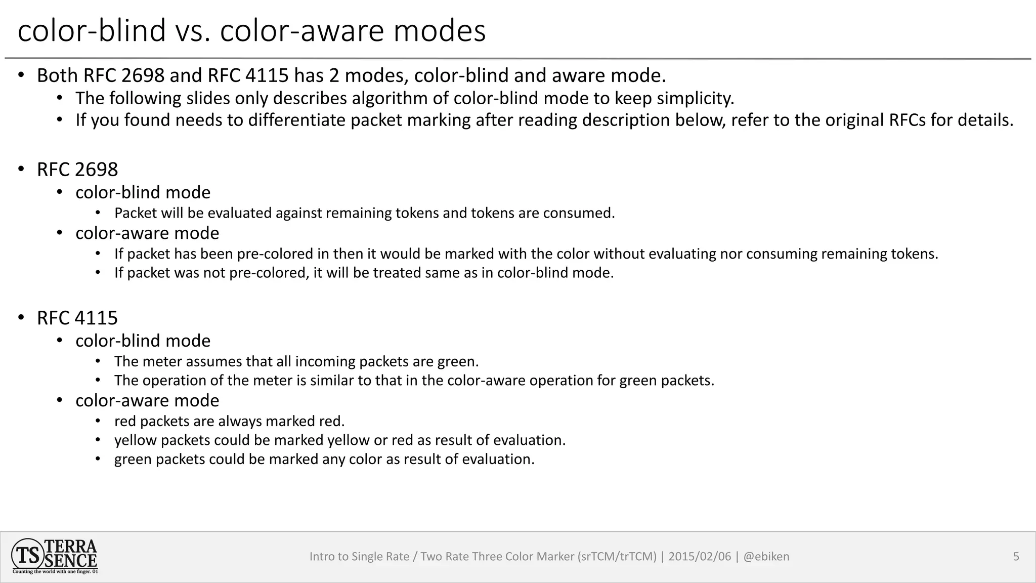 Intro to Single / Two Rate Three Color Marker (srTCM / trTCM) | PDF