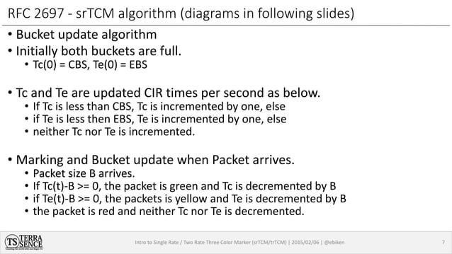 Intro to Single / Two Rate Three Color Marker (srTCM / trTCM) | PDF