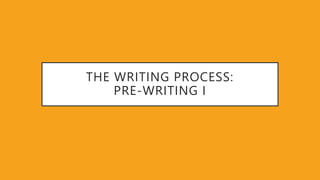 Intro- The Writing Process.ppt