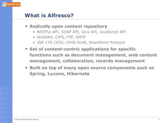 Intro To Alfresco Part 1 | PPT