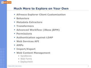 Intro To Alfresco Part 3 | PPT