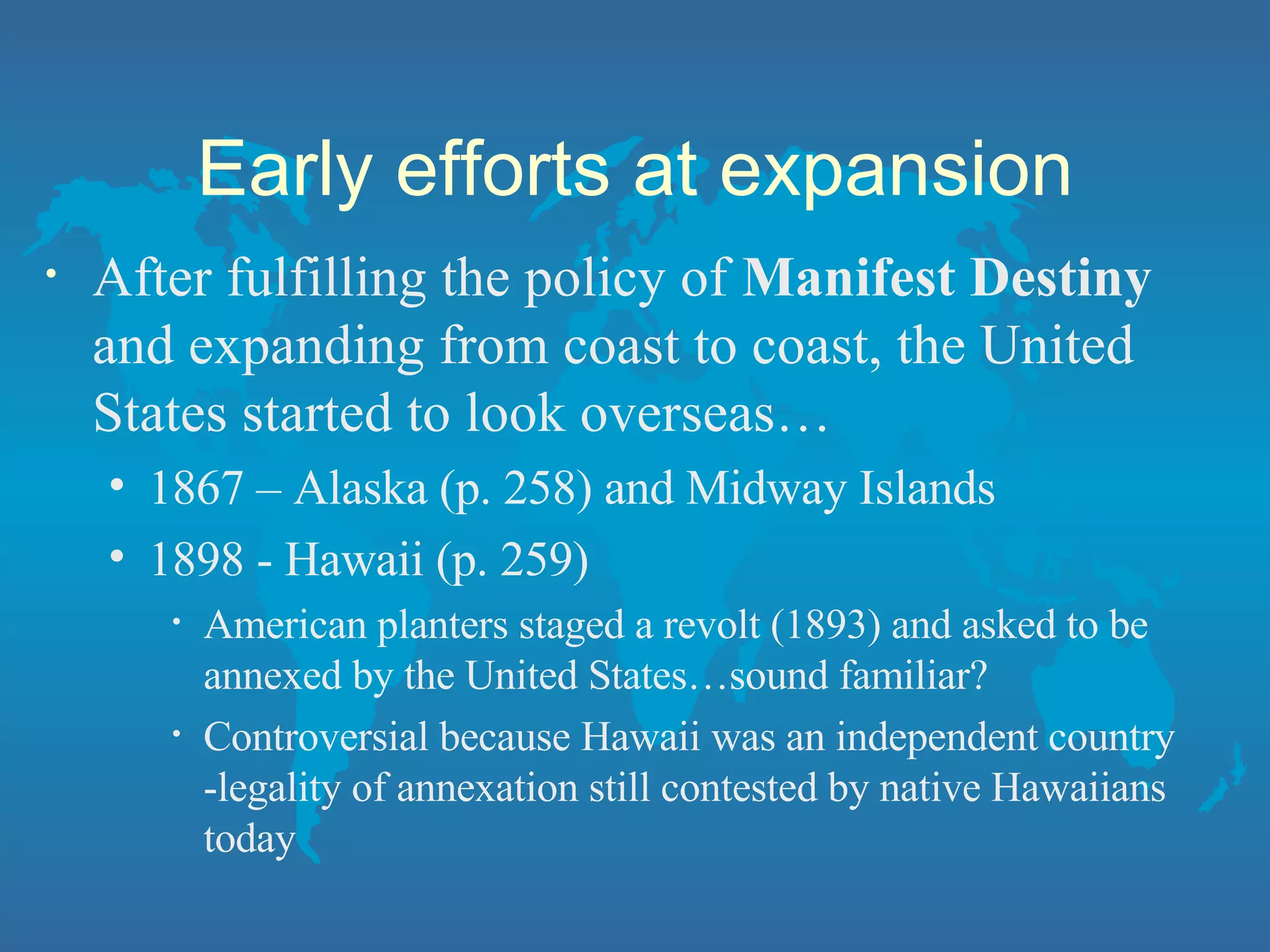 Intro To American Imperialism | PPT