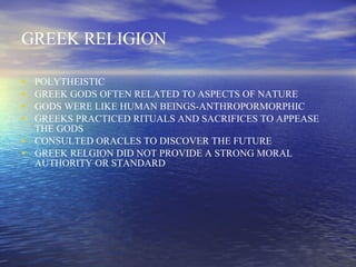 Intro. To Ancient Greek Civ. | PPT