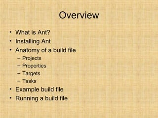 Intro to-ant | PPT