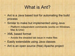 Intro to-ant | PPT