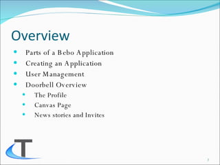 Intro To Bebo Applications by Thought Labs | PPT