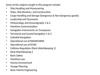 Introduction to Maritime Transportations | PPTX