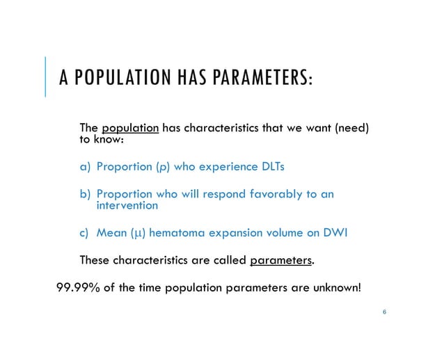 introduction to biostatistics in clinical trials | PPT
