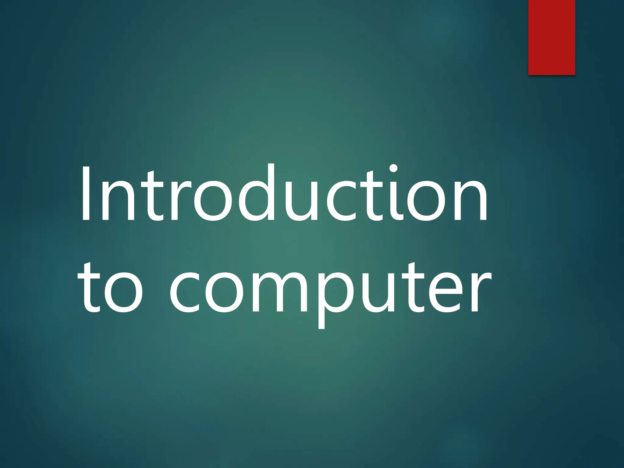 introduction to computer systems power point | PPT