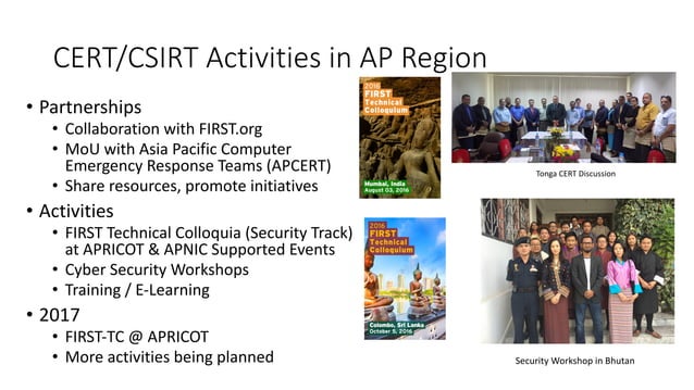 Introduction to CSIRTs | PPT