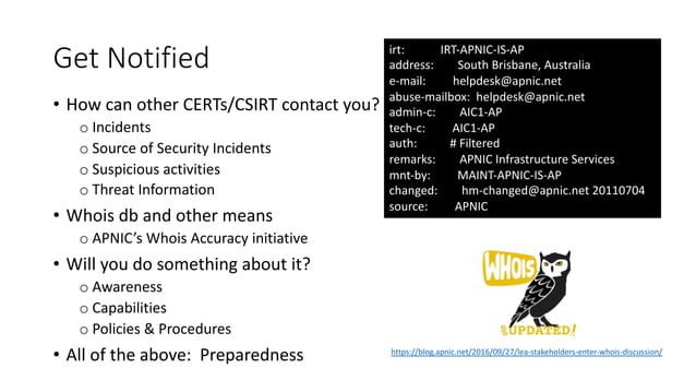 Introduction to CSIRTs | PPT