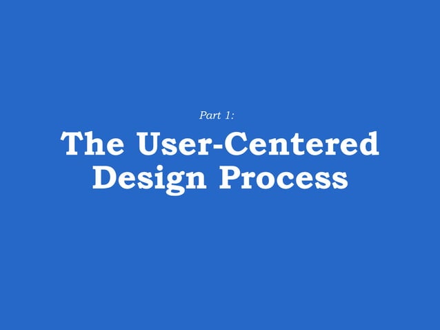 Intro to User Centered Design Workshop | PPT