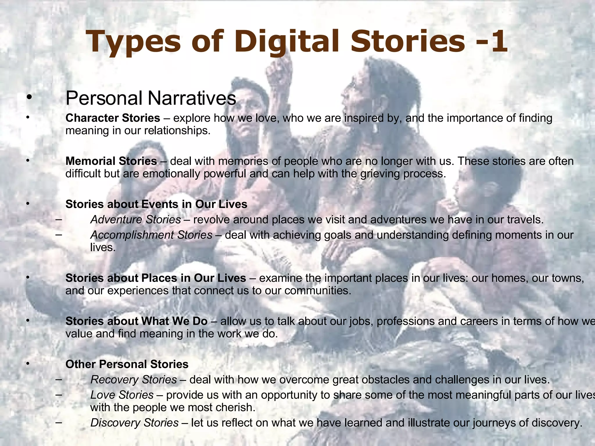 Intro To Digital Storytelling | PPT