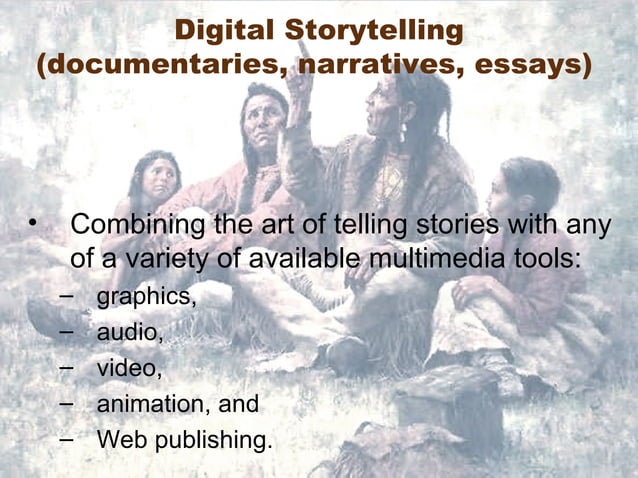 Intro To Digital Storytelling | PPT