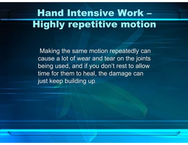 Intro-to-Ergonomics in Hospitality Industry | PPT | Free Download