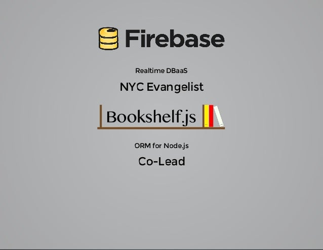 Intro to Front End Development with Angular + Firebase
