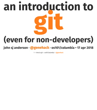 Introduction to Git for Non-Developers | PDF