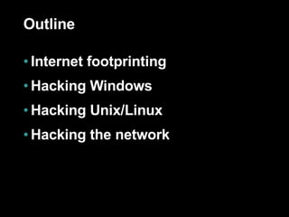 Intro To Hacking | PPT