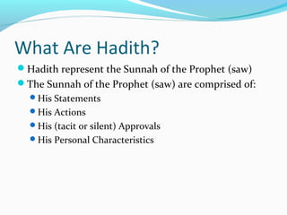 Intro to-hadith | PPT