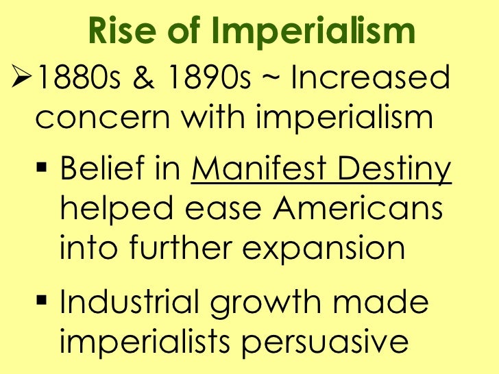 Oct. 22 Notes (Intro To Imperialism)