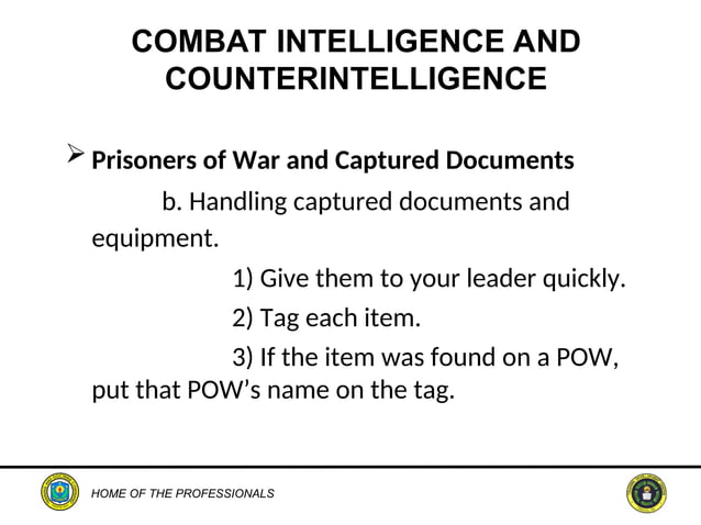 Intro-to-Intelligence. ROTC Research Officers Training Corps | PPT