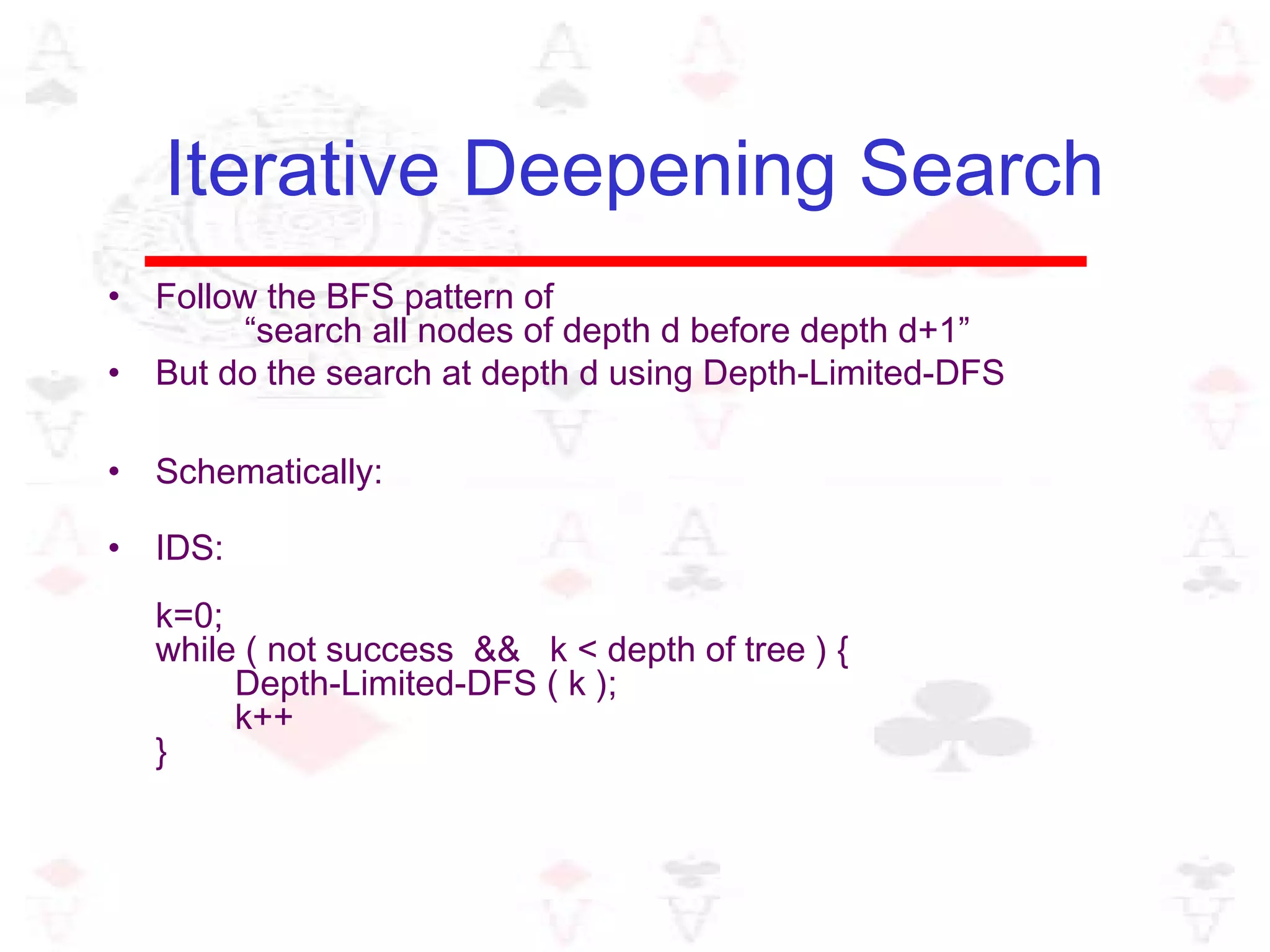 Intro to-iterative-deepening | PPT | Search | Internet