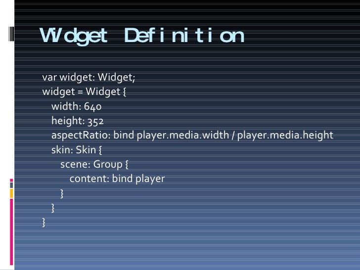 Intro To Javafx And Widget Fx