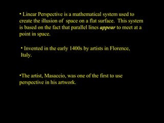 Intro to Linear Perspective | PPT