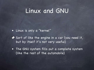 Intro to Linux (for Ham Radio Operators) | PPT